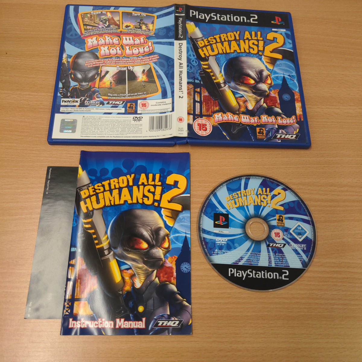 Destroy All Humans 2 Sony PS2 game – retro game store uk - 8BitBeyond.com