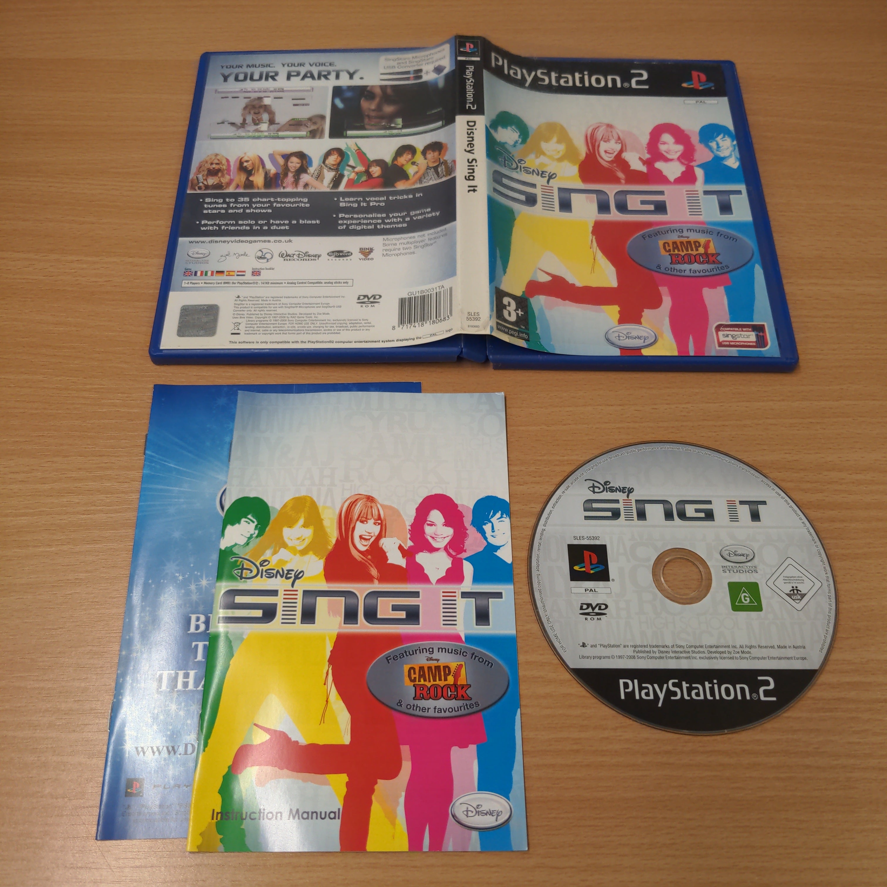 Disney Sing It Sony PS2 game – retro game store uk - 8BitBeyond.com
