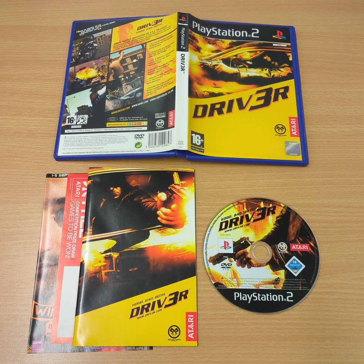 DRIV3R (Driver 3) Sony PS2 game – retro game store uk - 8BitBeyond.com