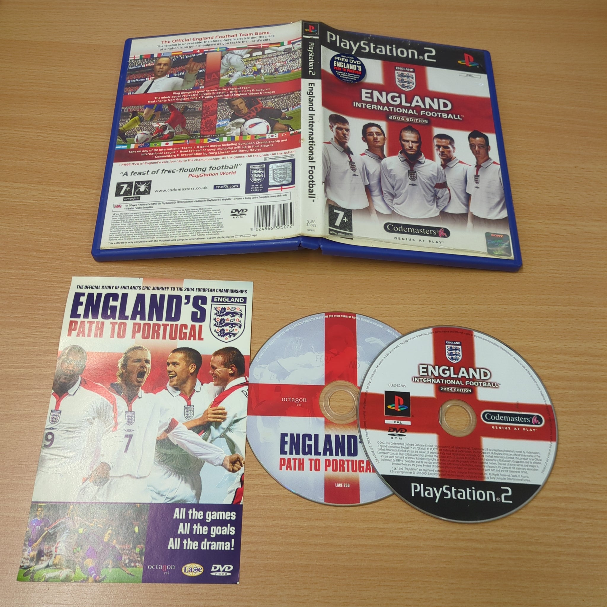 England International Football Sony PS2 game – retro game store uk ...