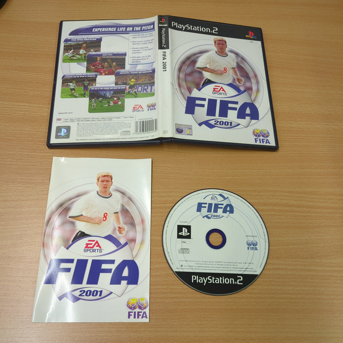 FIFA 2001 Sony PS2 game – retro game store uk - 8BitBeyond.com