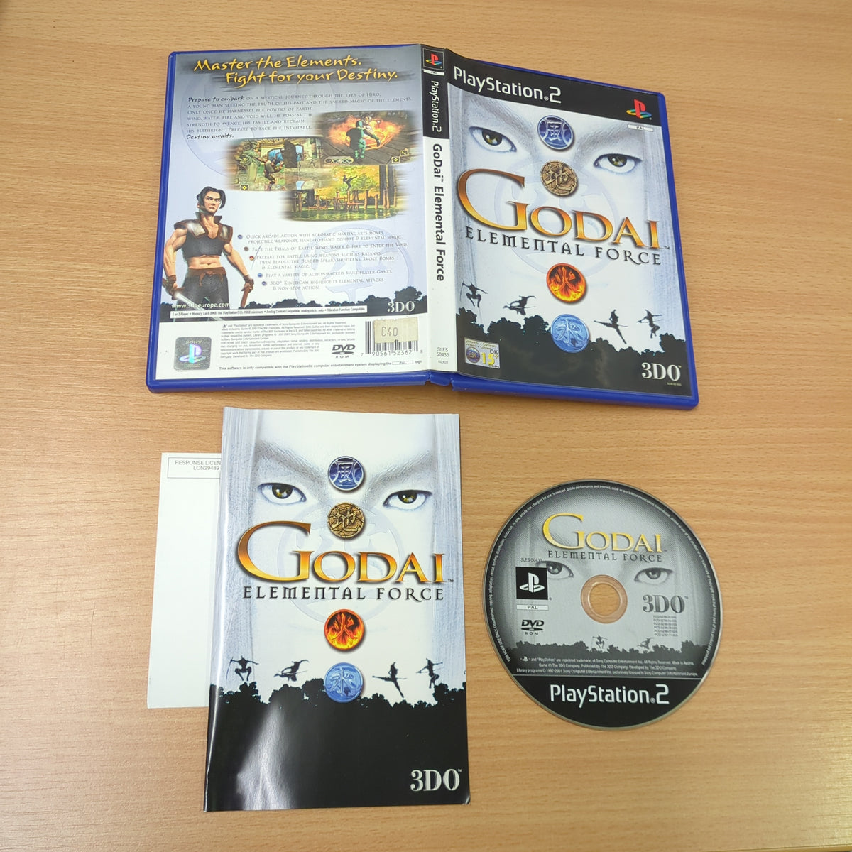 GoDai: Elemental Force Sony PS2 game – retro game store uk - 8BitBeyond.com