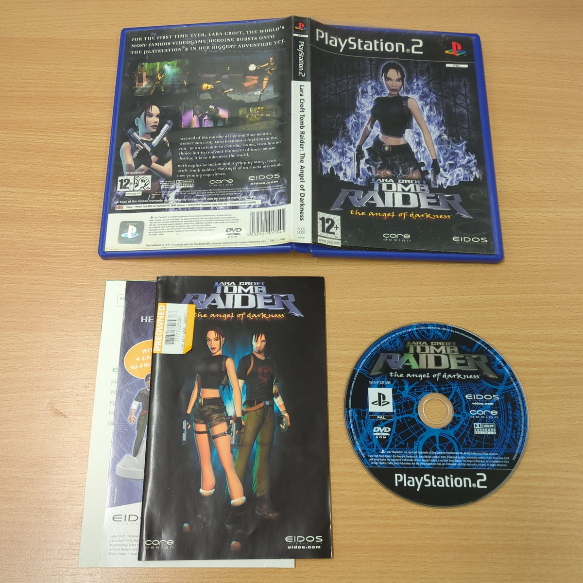 Lara Croft Tomb Raider: The Angel of Darkness Sony PS2 game – retro ...