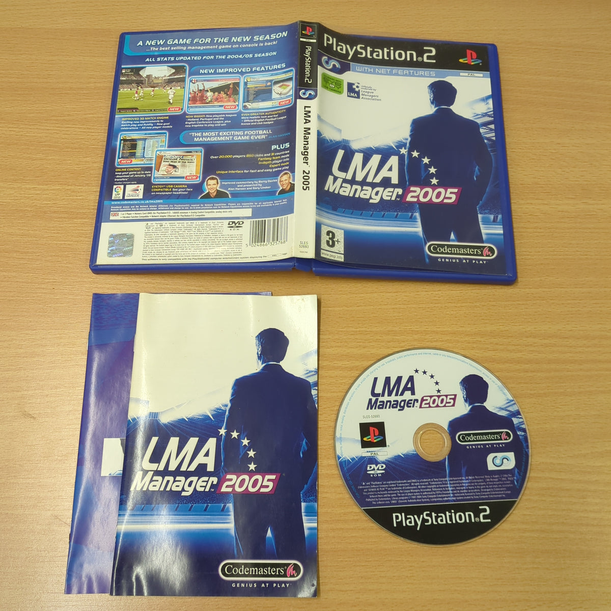 LMA Manager 2005 Sony PS2 game – retro game store uk - 8BitBeyond.com