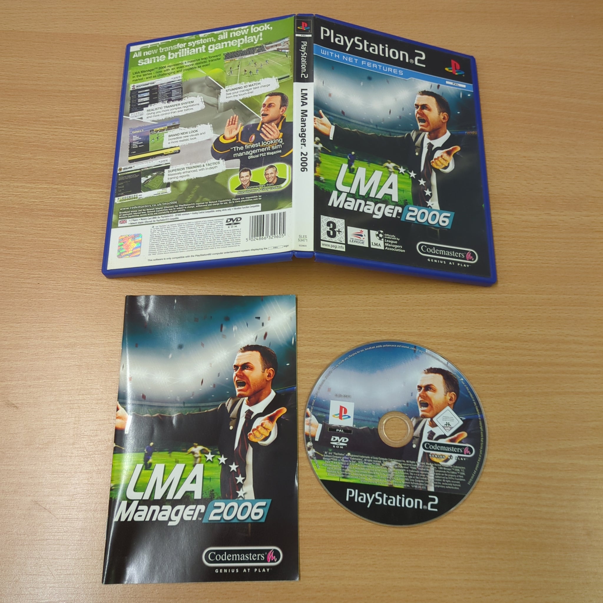 LMA Manager 2006 Sony PS2 game – retro game store uk - 8BitBeyond.com