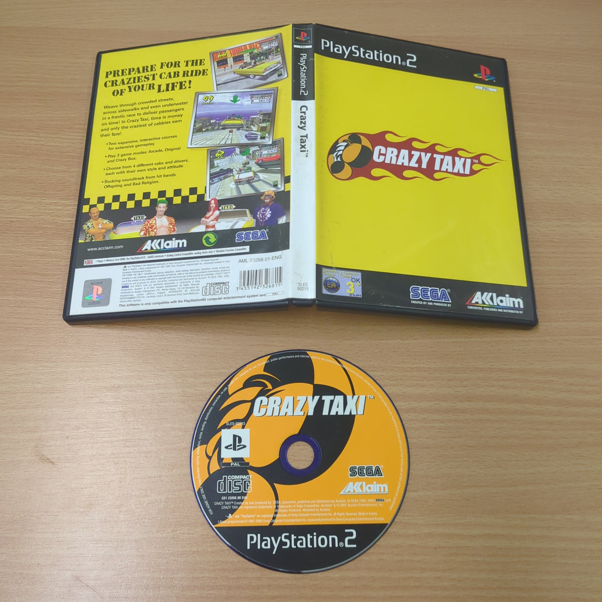 Crazy Taxi Sony PS2 game – retro game store uk - 8BitBeyond.com