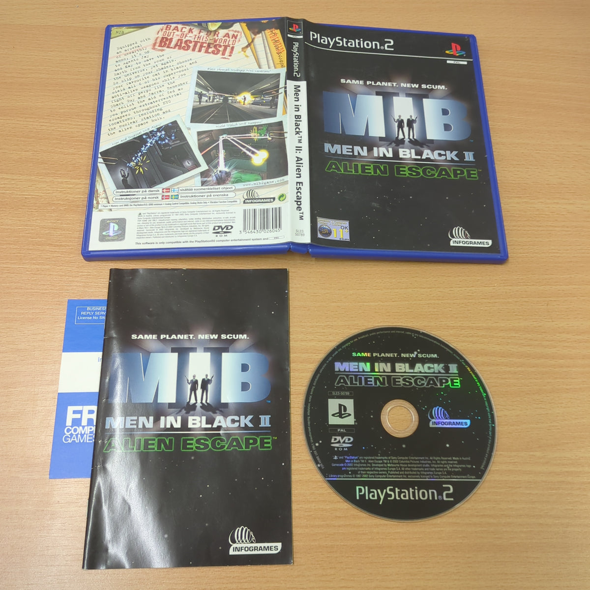Men In Black II: Alien Escape Sony PS2 game – retro game store uk ...