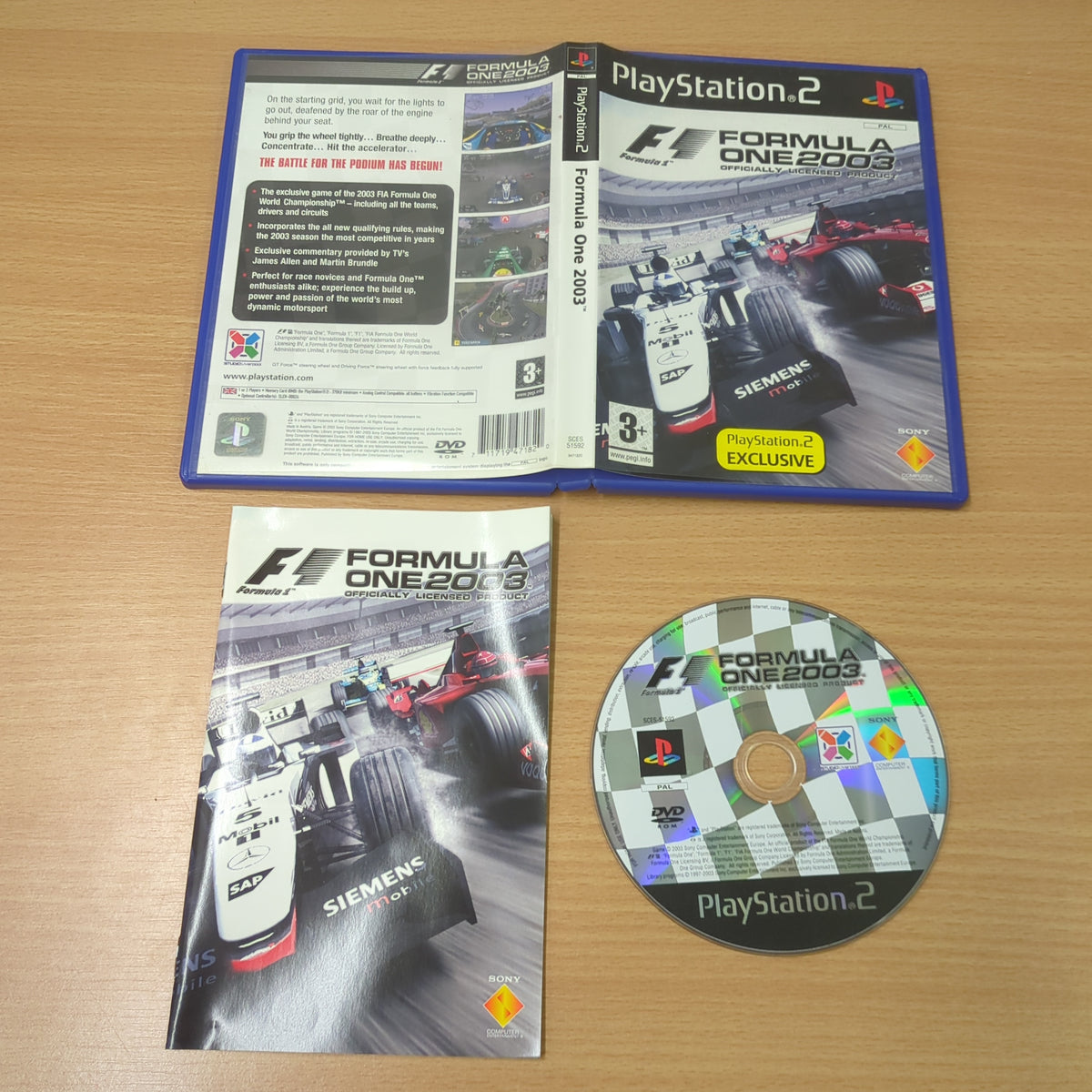 Formula One 2003 Sony PS2 game – retro game store uk - 8BitBeyond.com