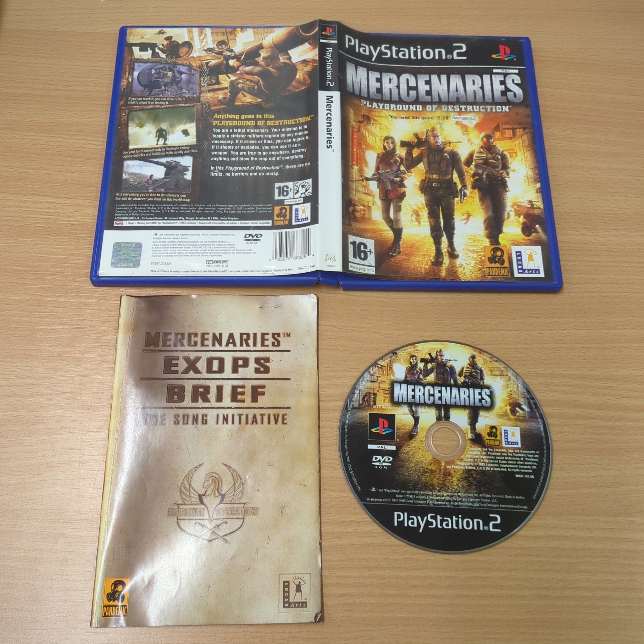 Mercenaries Sony PS2 game – retro game store uk - 8BitBeyond.com