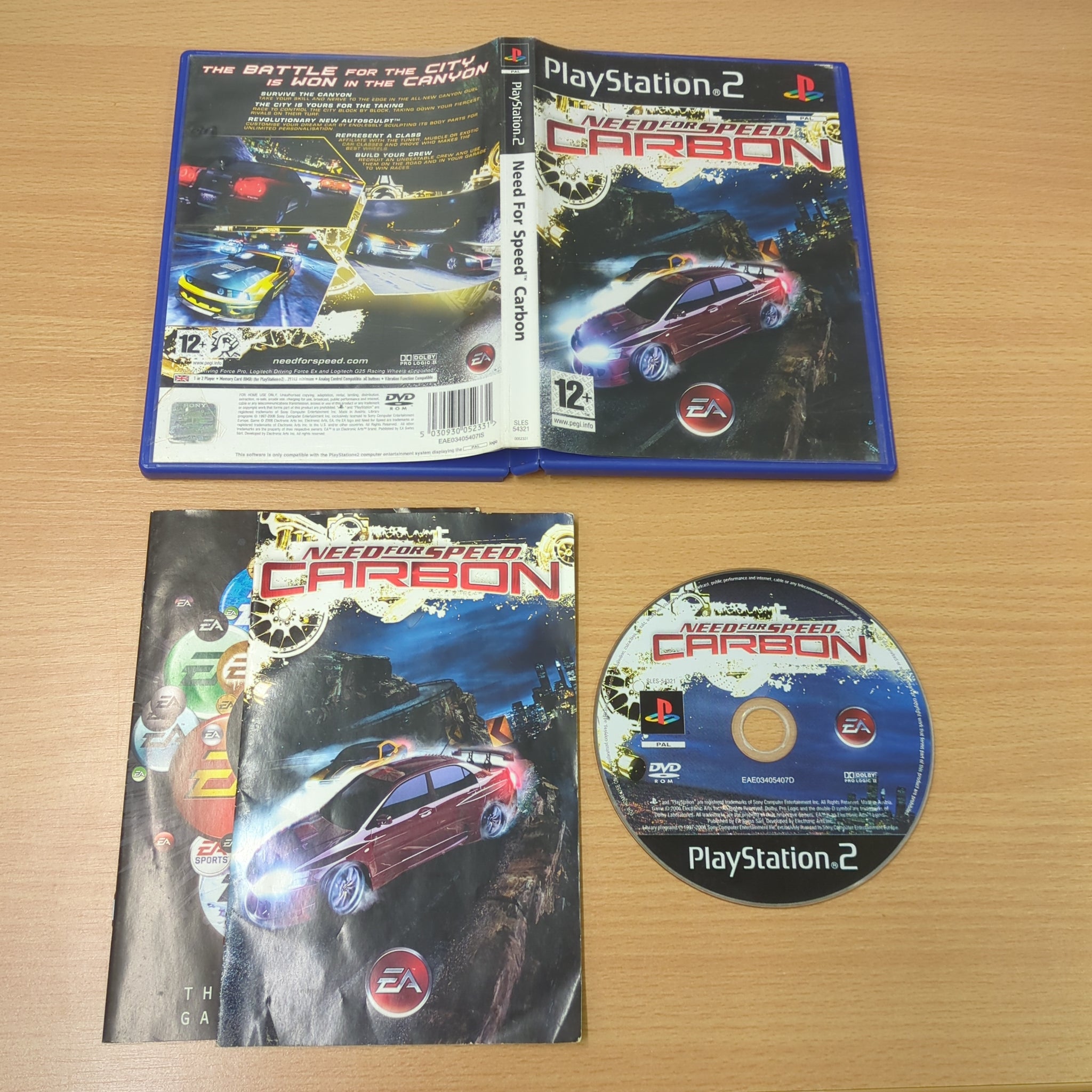 Need For Speed Carbon Sony PS2 game – retro game store uk - 8BitBeyond.com