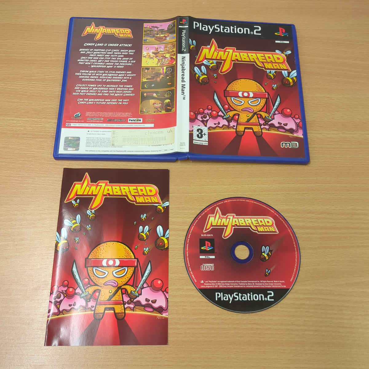 Ninjabread Man Sony PS2 game – retro game store uk - 8BitBeyond.com