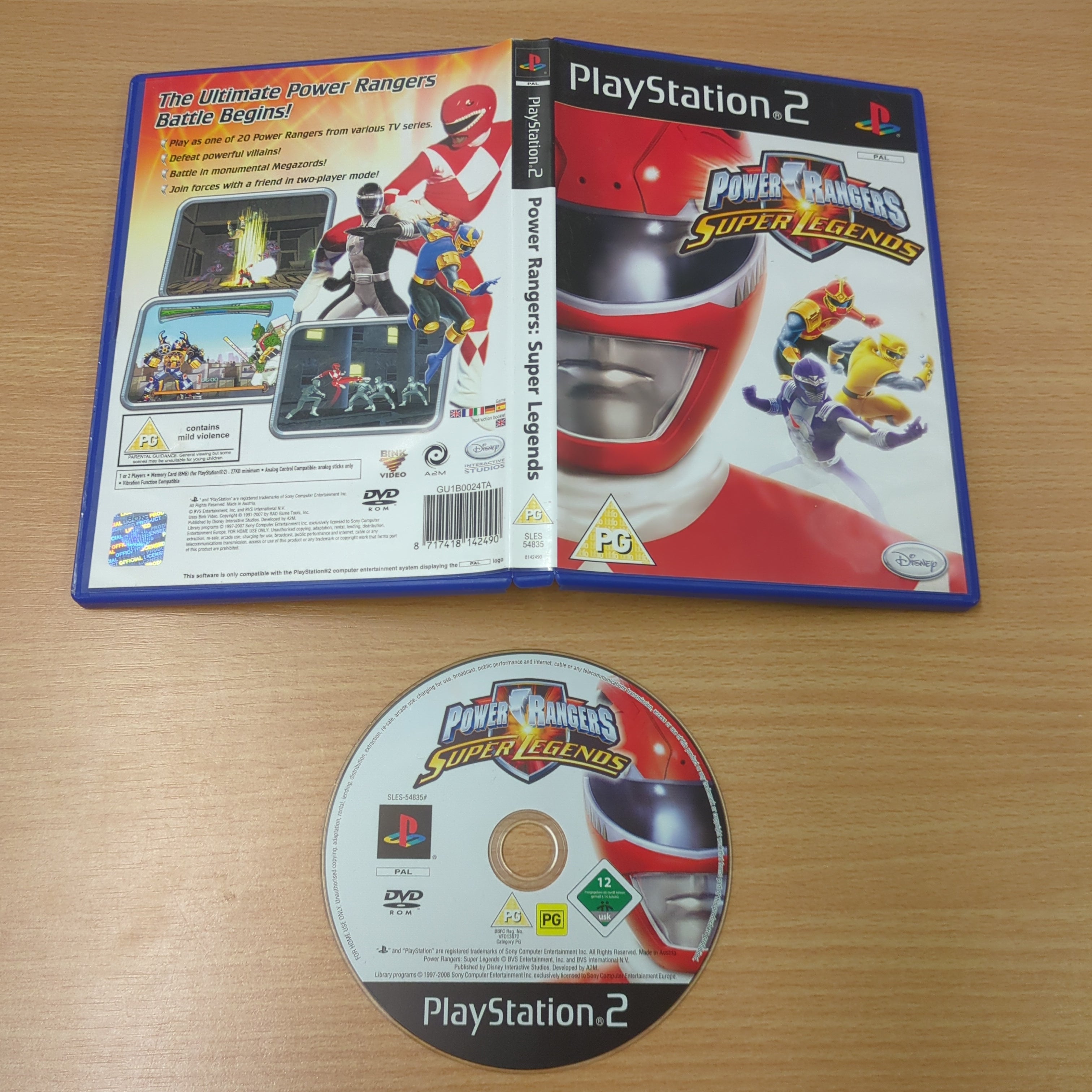 Power Rangers: Super Legends Sony PS2 game – retro game store uk ...