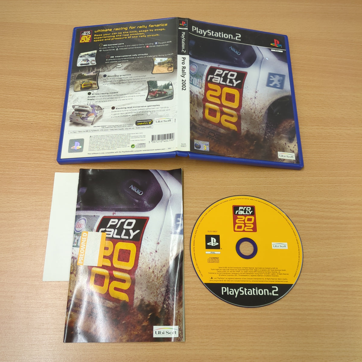 Pro Rally 2002 Sony PS2 game – retro game store uk - 8BitBeyond.com