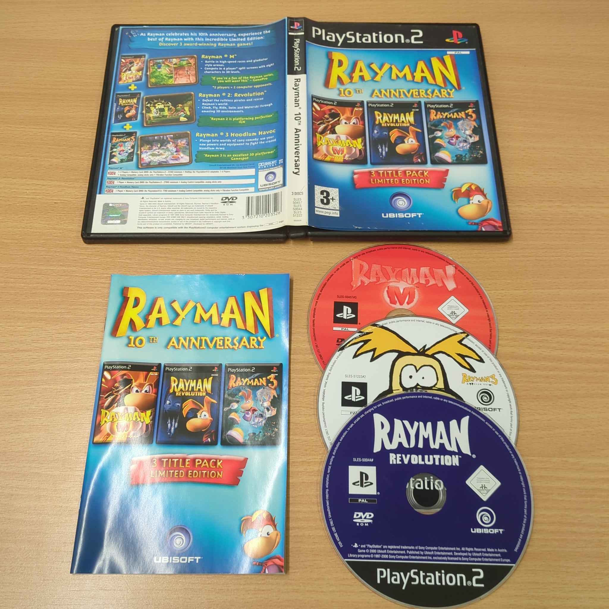 Rayman 10th Anniversary Sony PS2 game – retro game store uk ...