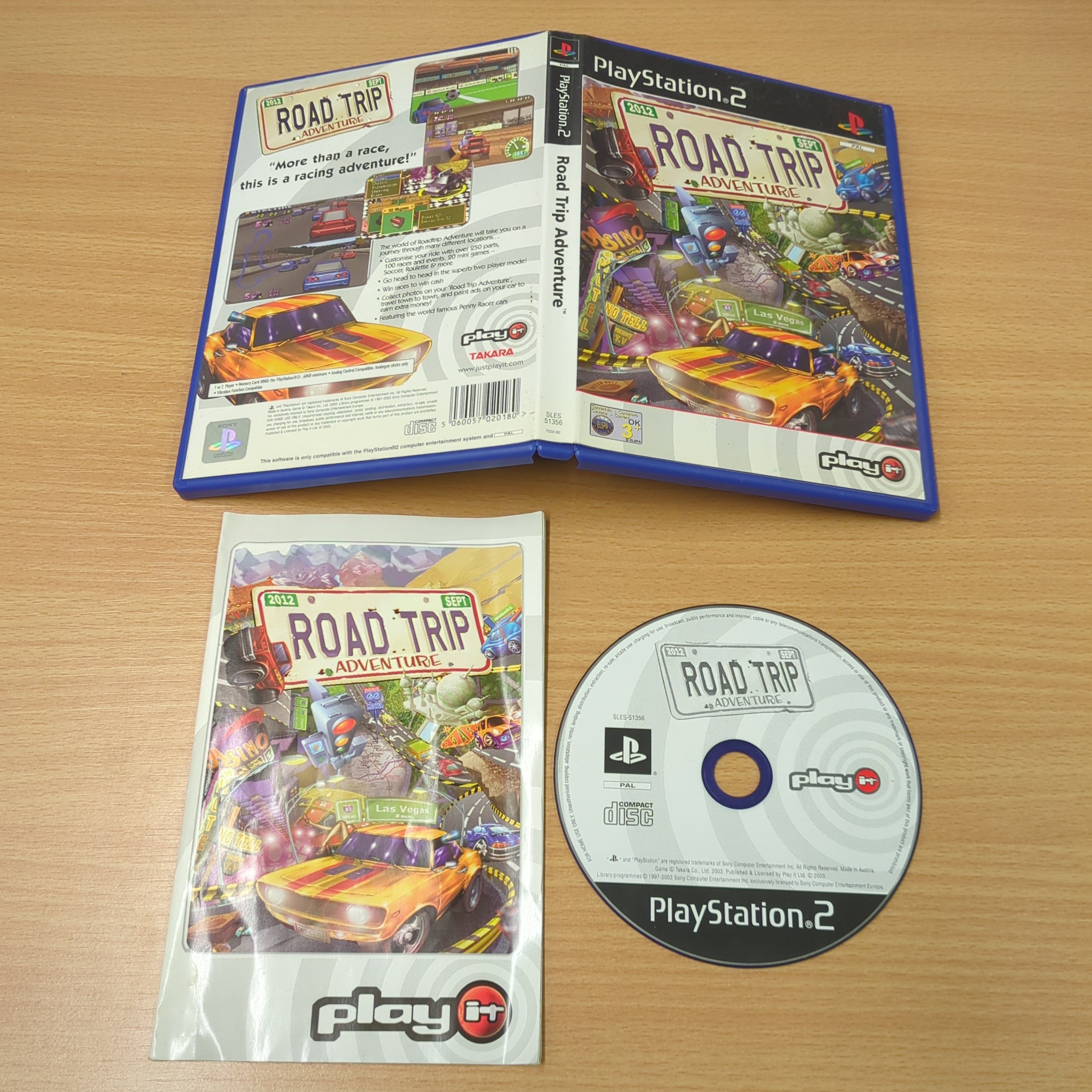 Road Trip Adventure Sony PS2 game – retro game store uk - 8BitBeyond.com