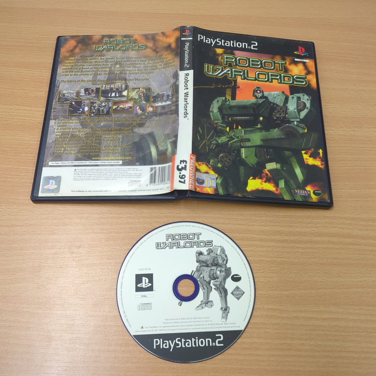 Robot Warlords Sony PS2 game – retro game store uk - 8BitBeyond.com
