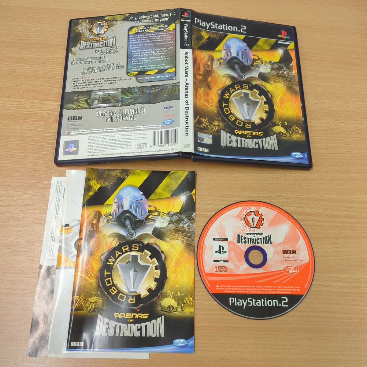 Robot Wars: Arenas of Destruction Sony PS2 game – retro game store uk ...