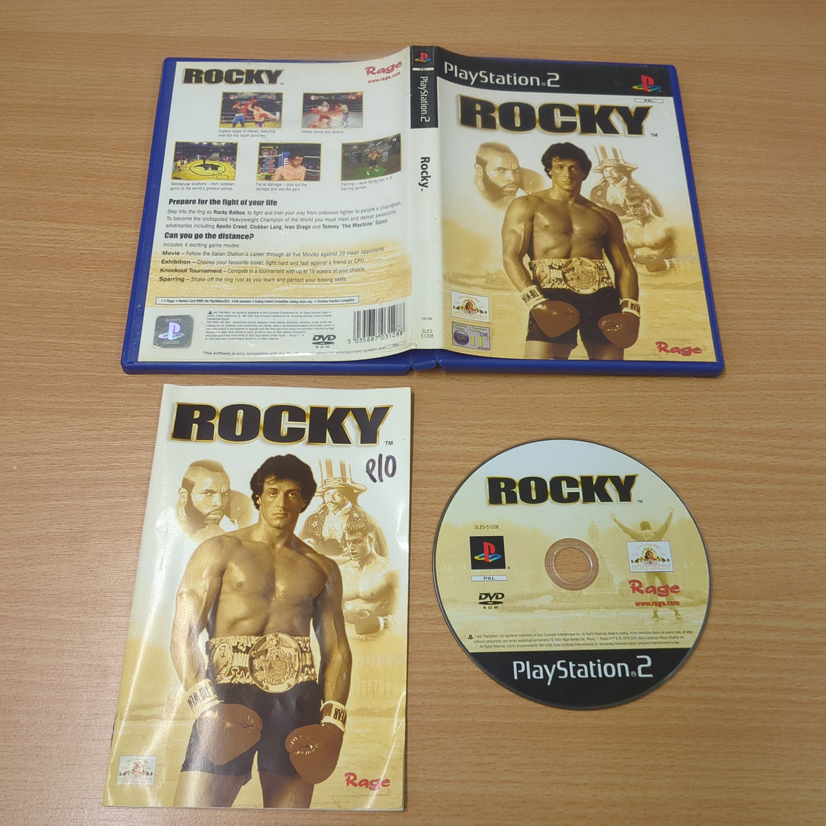 Rocky Sony PS2 game – retro game store uk - 8BitBeyond.com