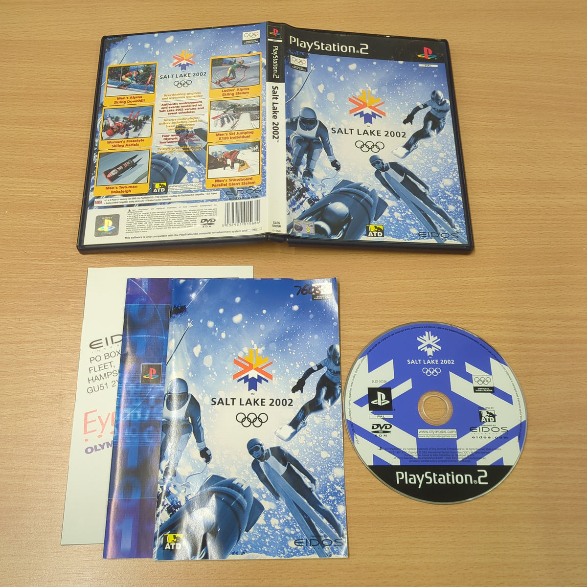 Salt Lake 2002 Sony PS2 game – retro game store uk - 8BitBeyond.com