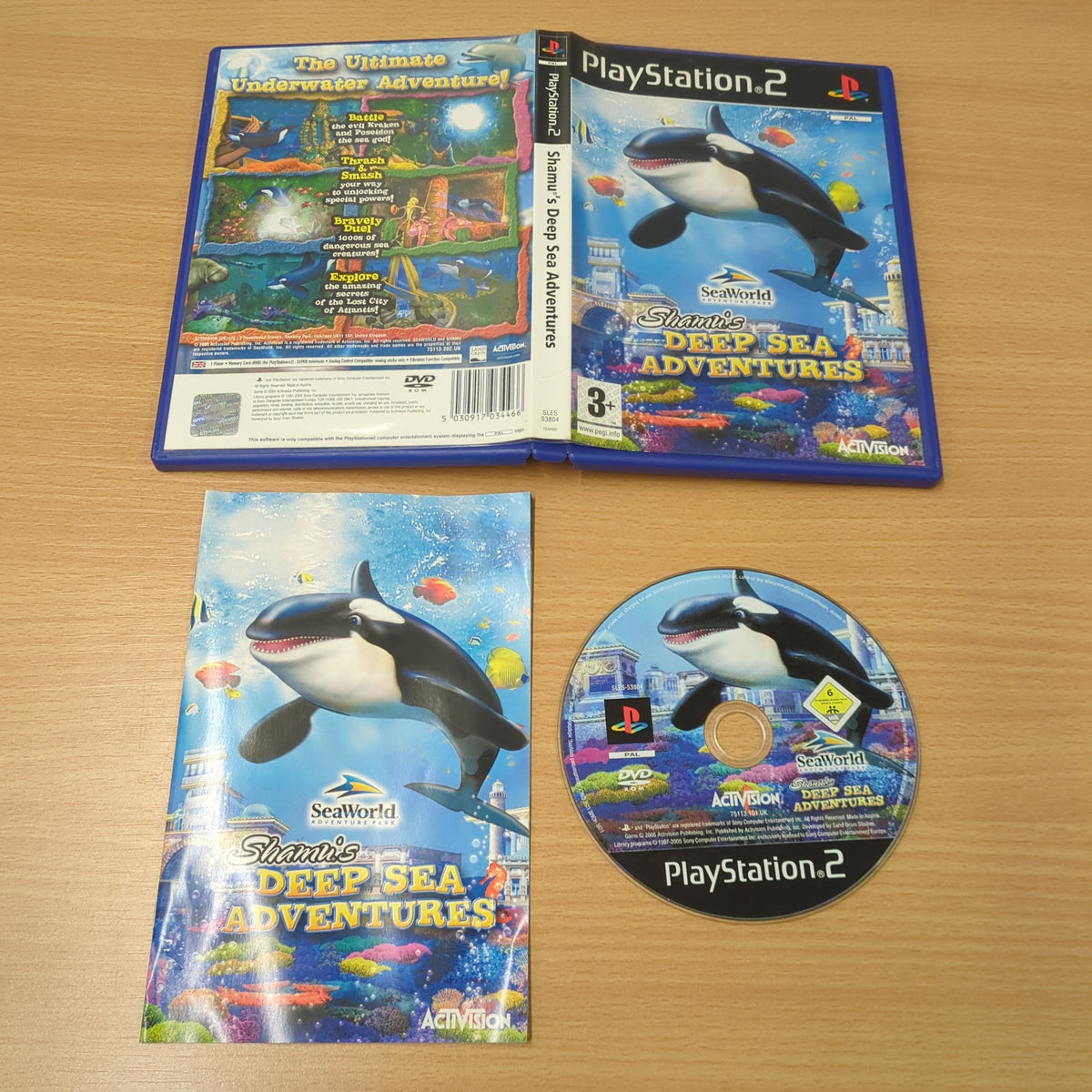 Shamu's Deep Sea Adventures Sony PS2 game – retro game store uk ...