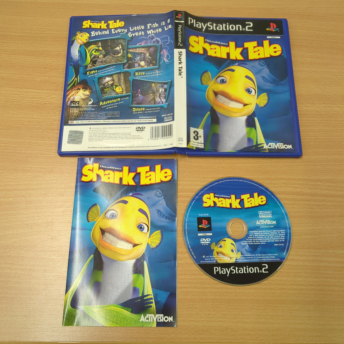 Shark Tale Sony PS2 game – retro game store uk - 8BitBeyond.com