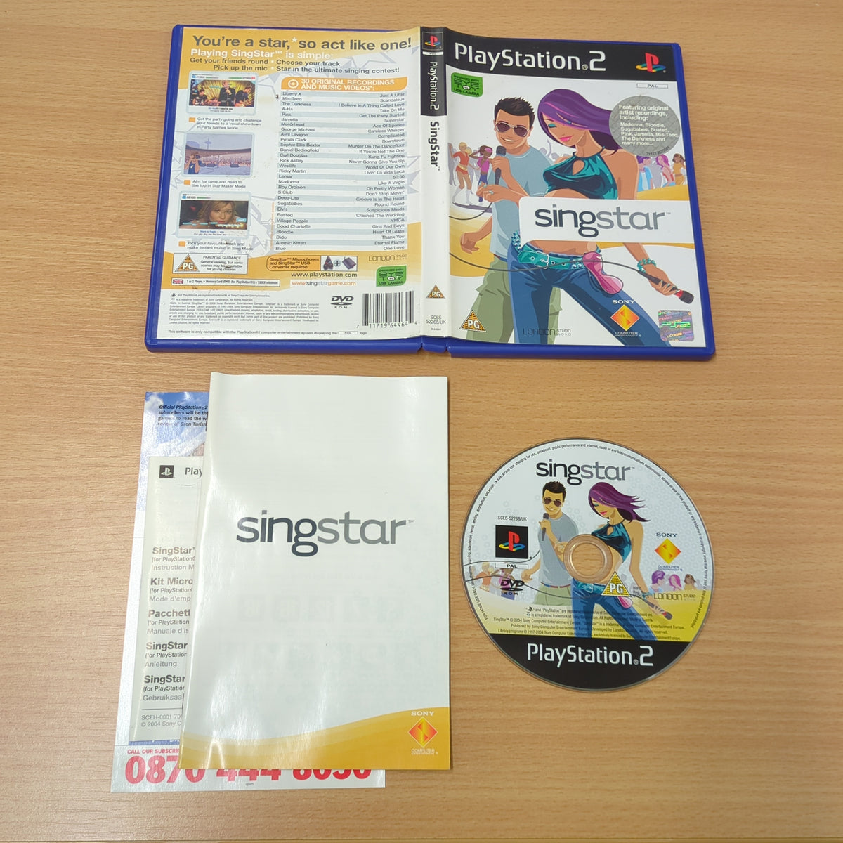 SingStar Sony PS2 game – retro game store uk - 8BitBeyond.com