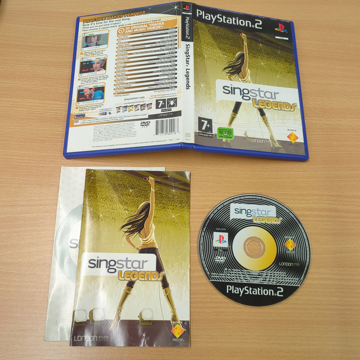 SingStar Legends Sony PS2 game – retro game store uk - 8BitBeyond.com