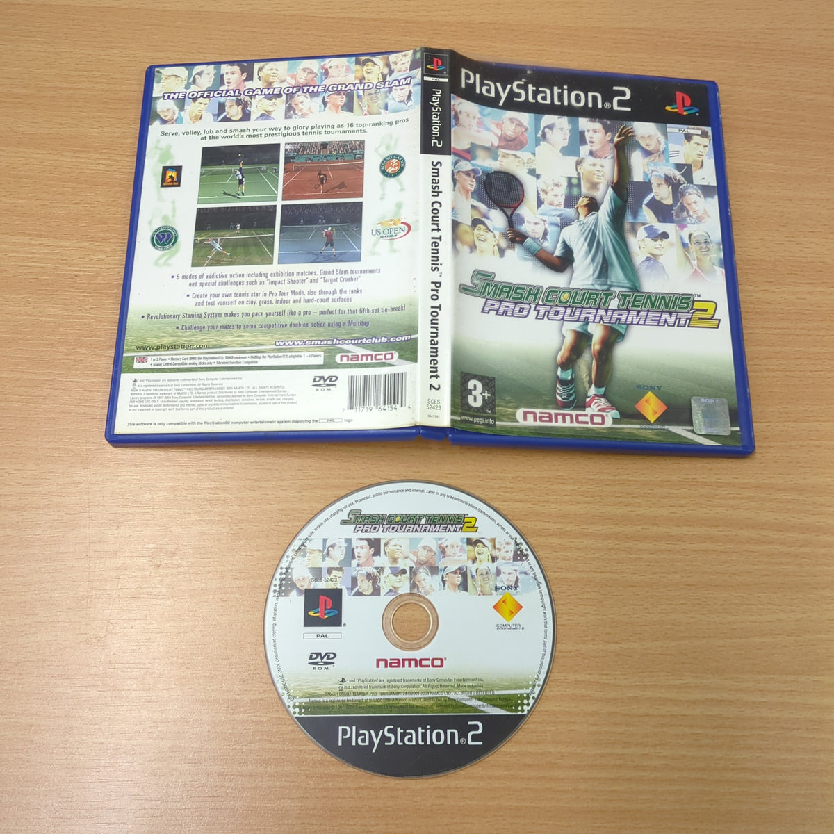 Smash Court Tennis Pro Tournament 2 Sony PS2 game – retro game store uk ...