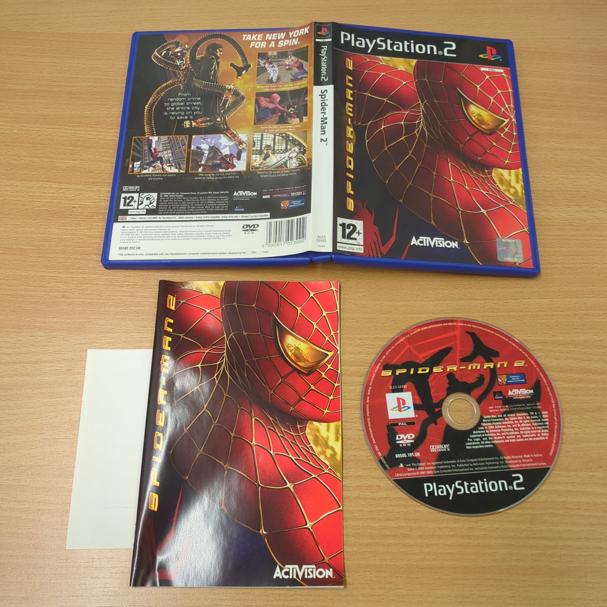 Spider-Man 2 Sony PS2 game – retro game store uk - 8BitBeyond.com