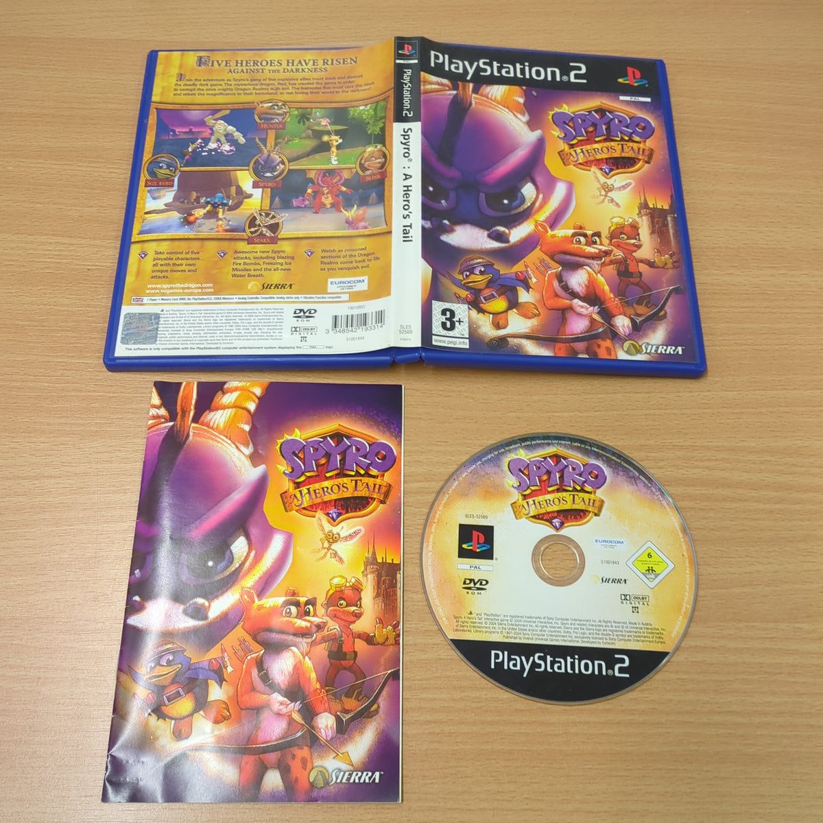 Spyro: A Hero's Tail Sony PS2 game – retro game store uk - 8BitBeyond.com