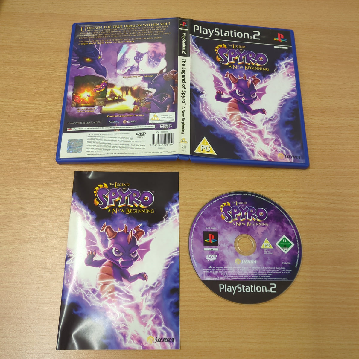 The Legend of Spyro A New Beginning Sony PS2 game – retro game store uk ...