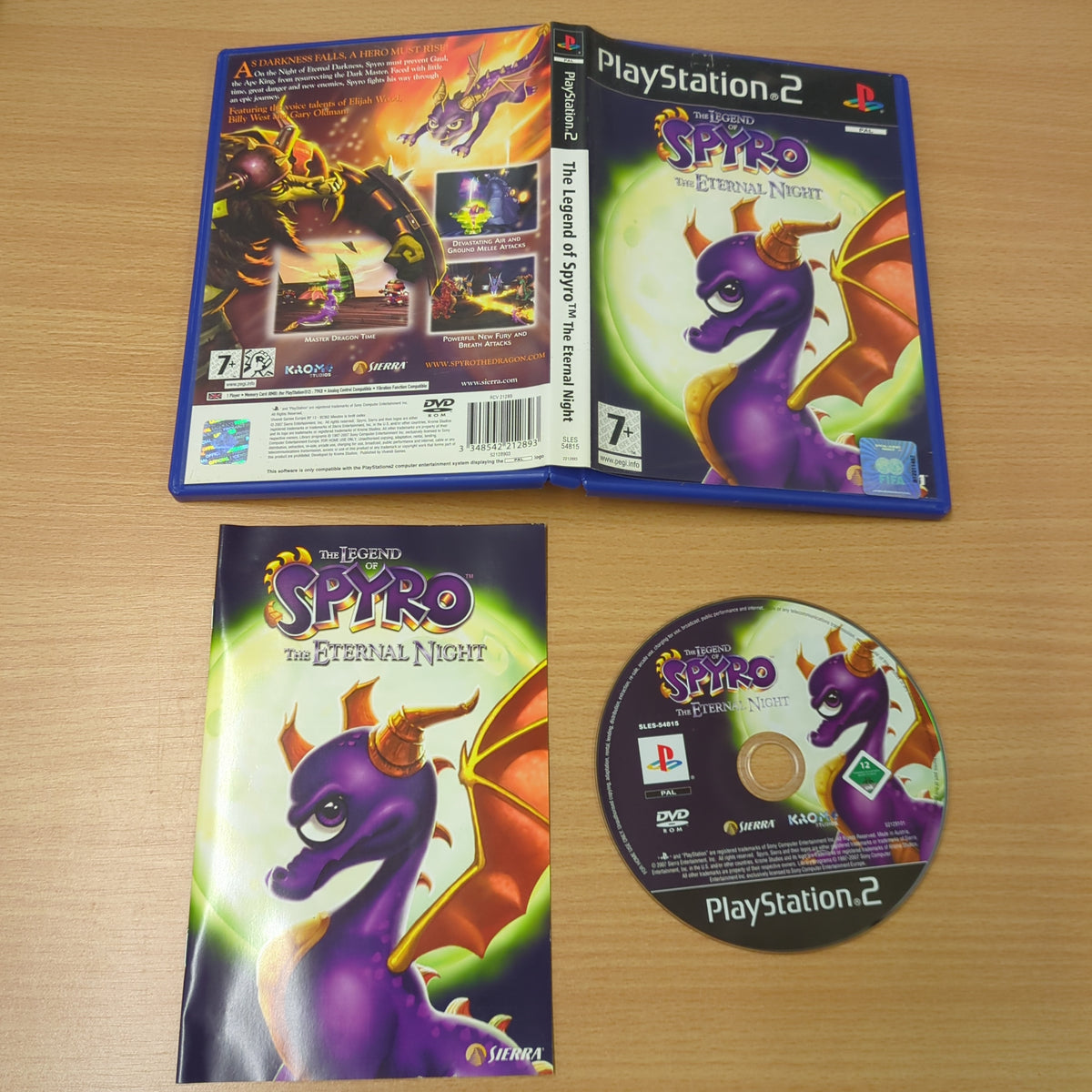 Legend of Spyro The Eternal Night Sony PS2 game – retro game store uk ...