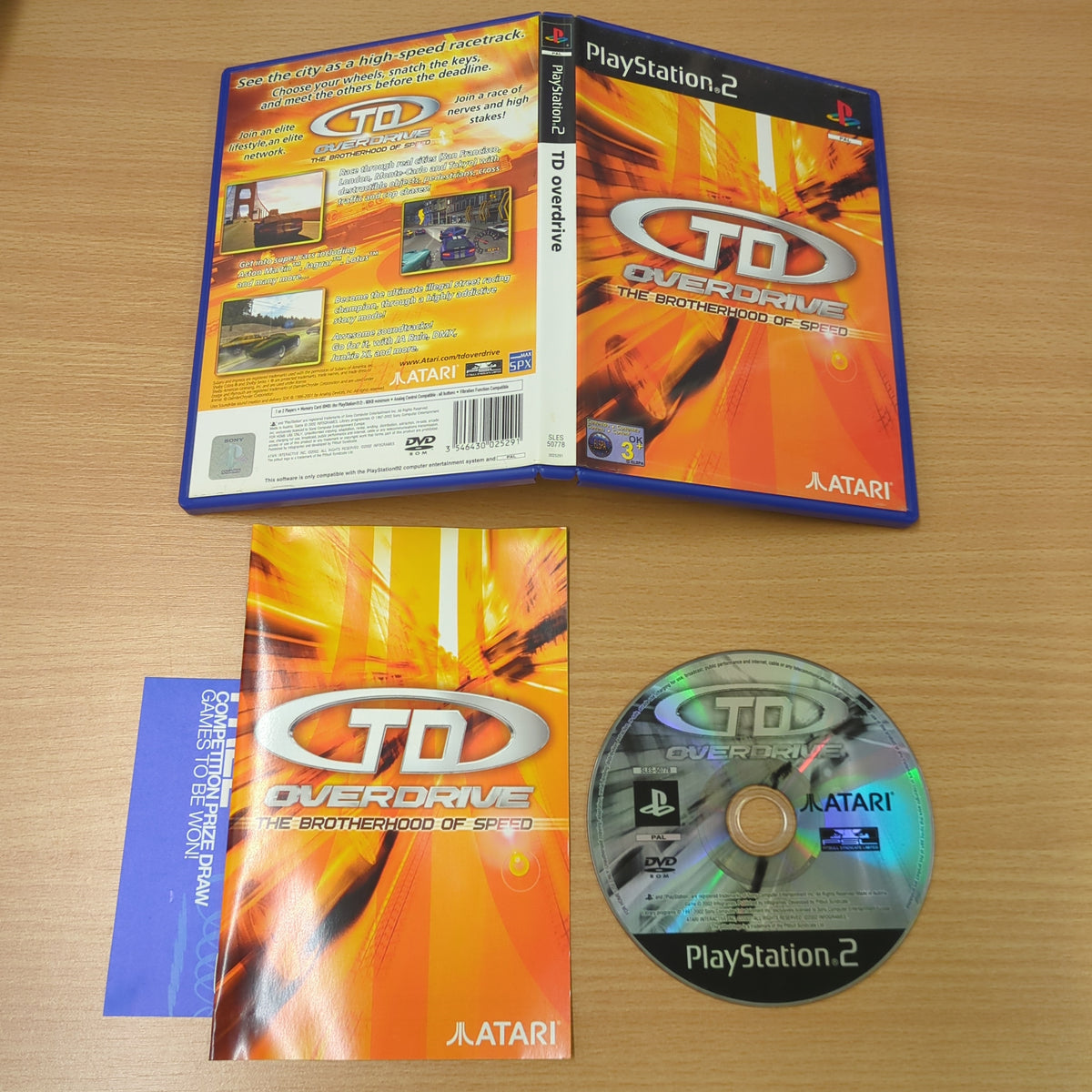 TD Overdrive Sony PS2 game – retro game store uk - 8BitBeyond.com