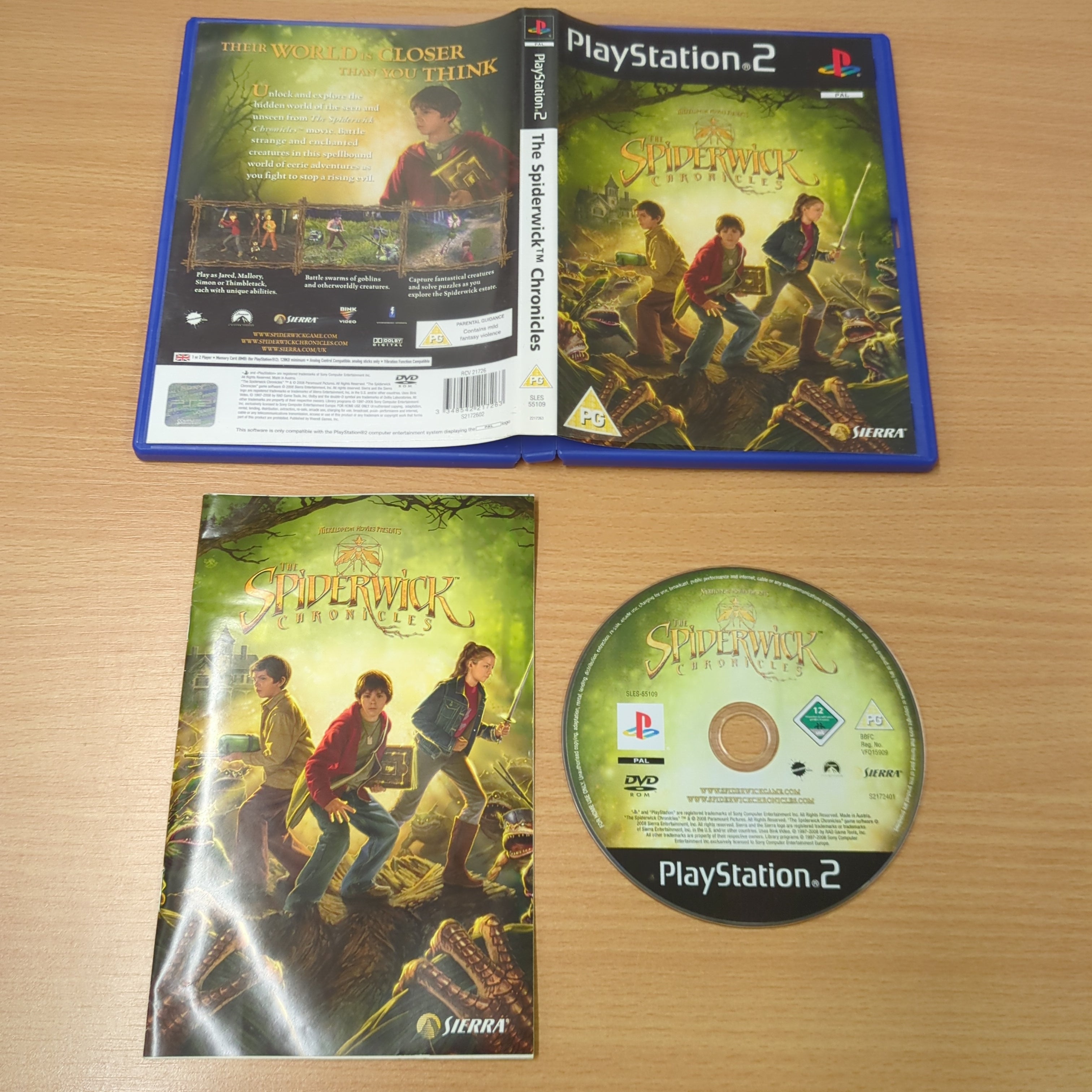The Spiderwick Chronicles Sony PS2 game – retro game store uk ...