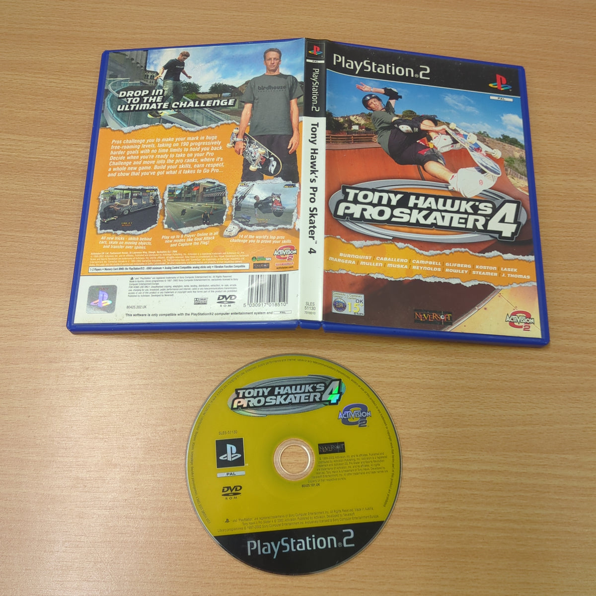 Tony Hawk's Pro Skater 4 Sony PS2 game – retro game store uk ...