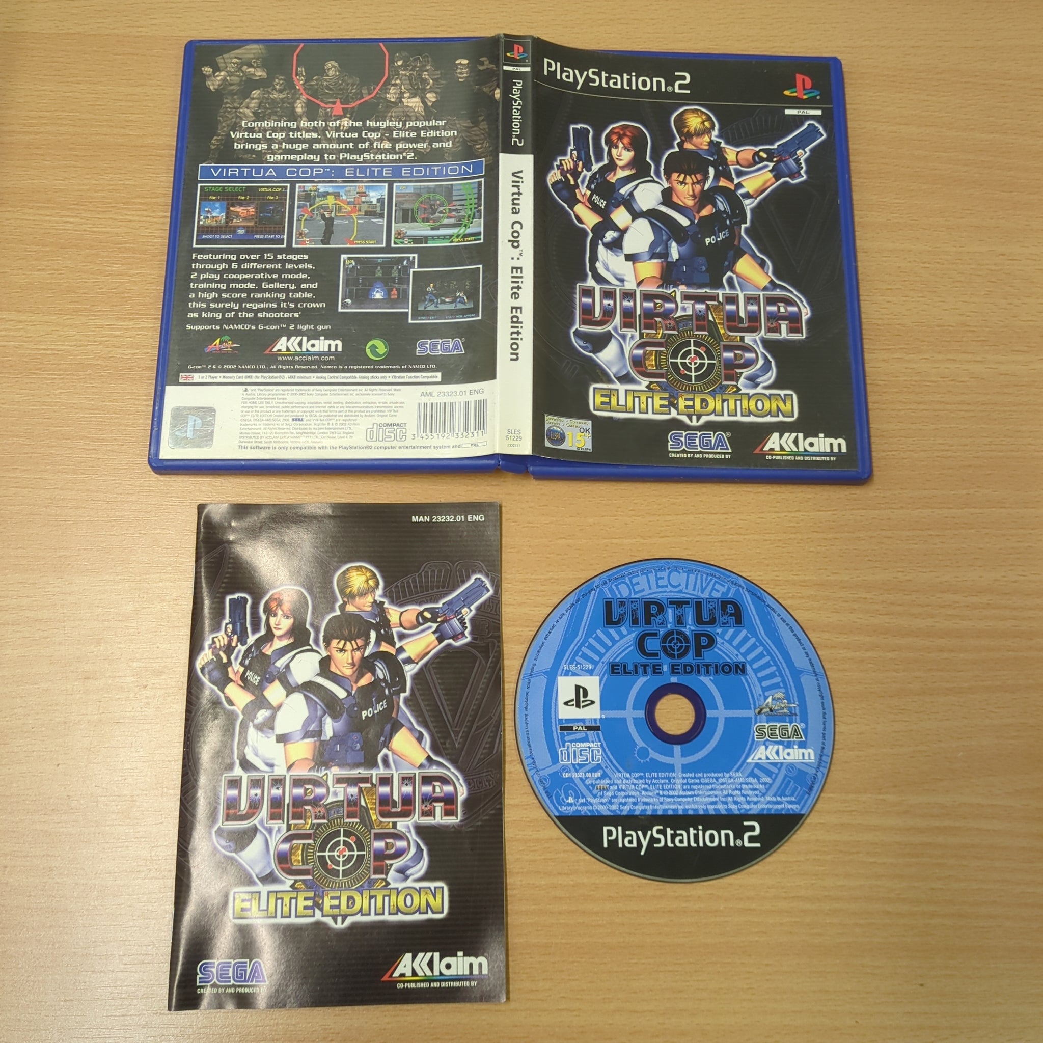 Virtua Cop: Elite Edition Sony PS2 game – retro game store uk ...