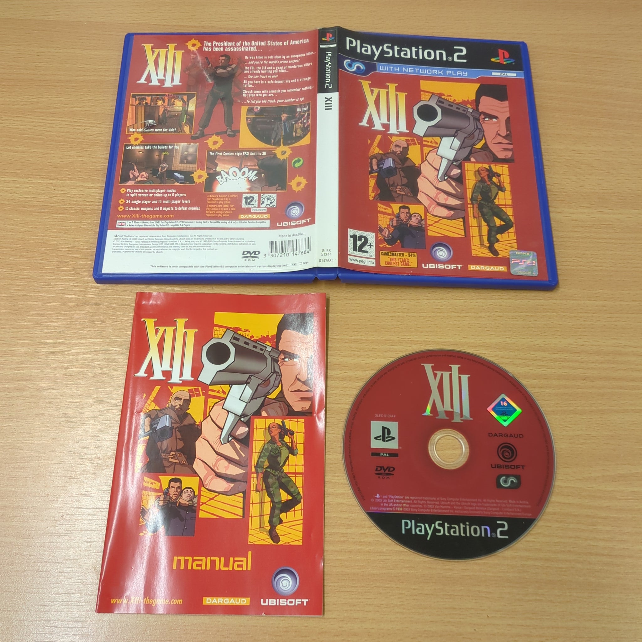 XIII Sony PS2 game – retro game store uk - 8BitBeyond.com