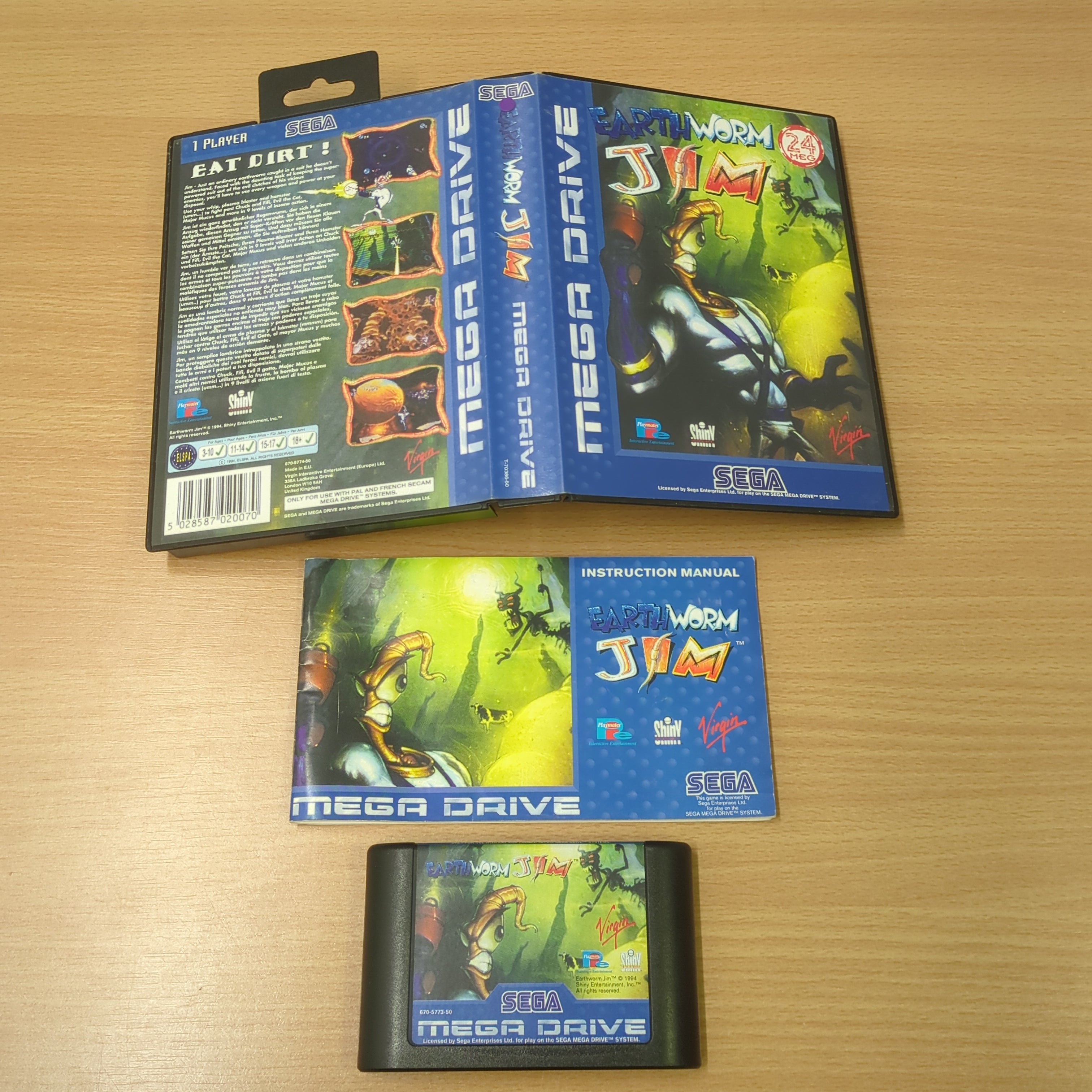 Earthworm Jim 24.99 8BitBeyond – retro game store uk - 8BitBeyond.com