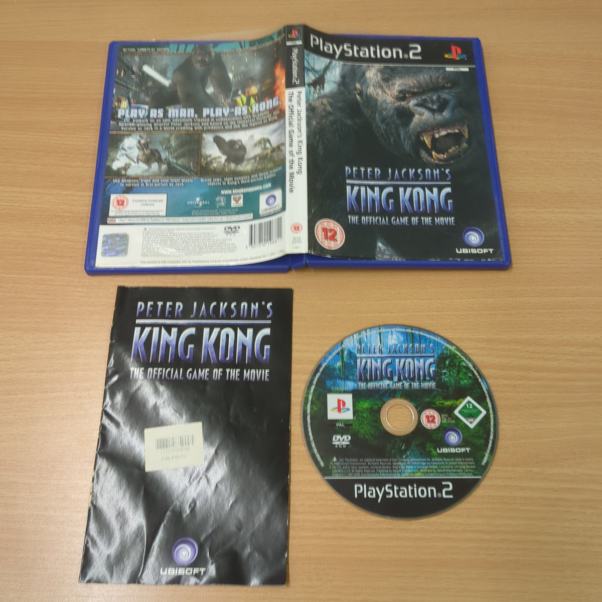 Peter Jackson's King Kong The Official Game of the Movie Sony PS2 game ...