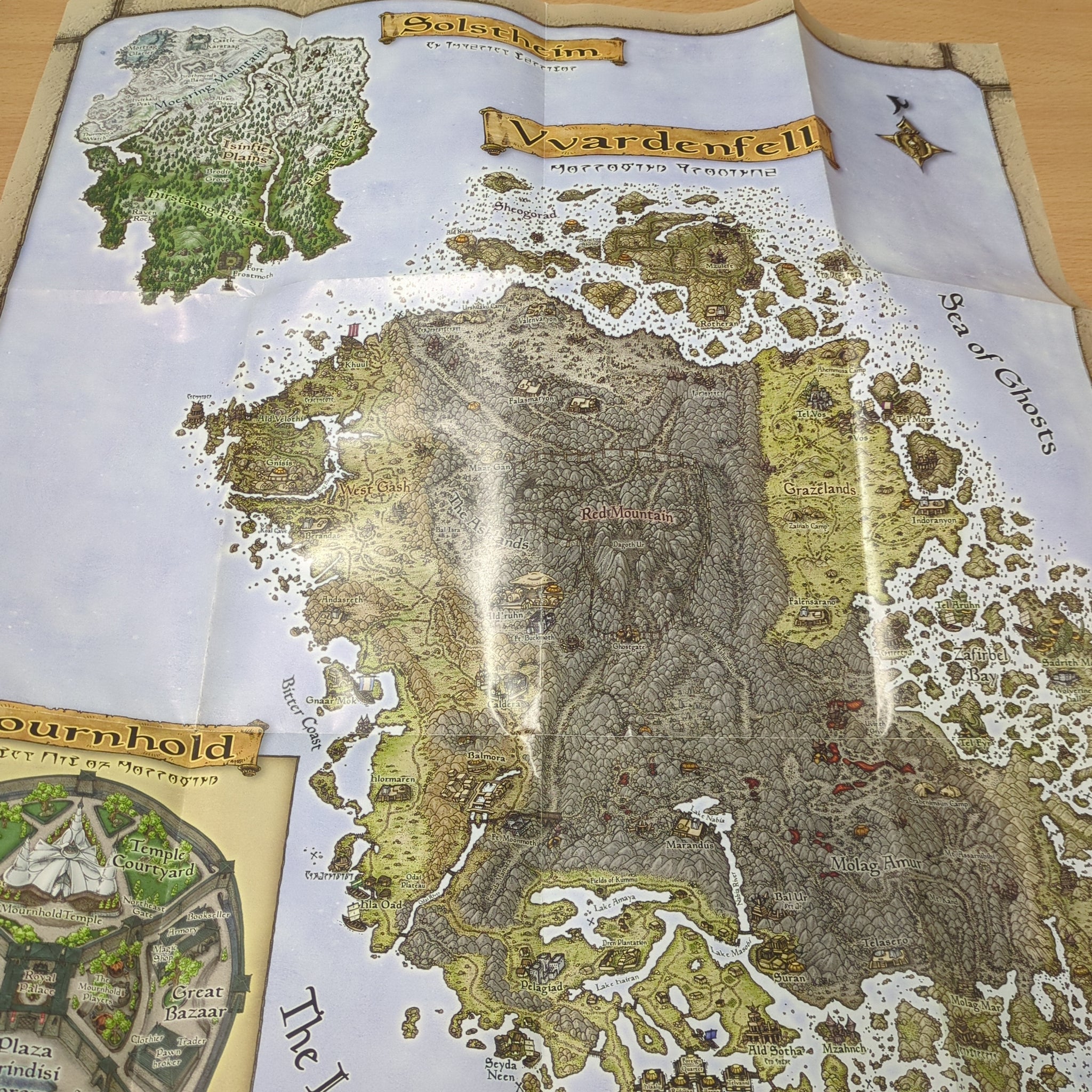 Morrowind Map Screenshot Of The Elder Scrolls III: Morrowind (Xbox,