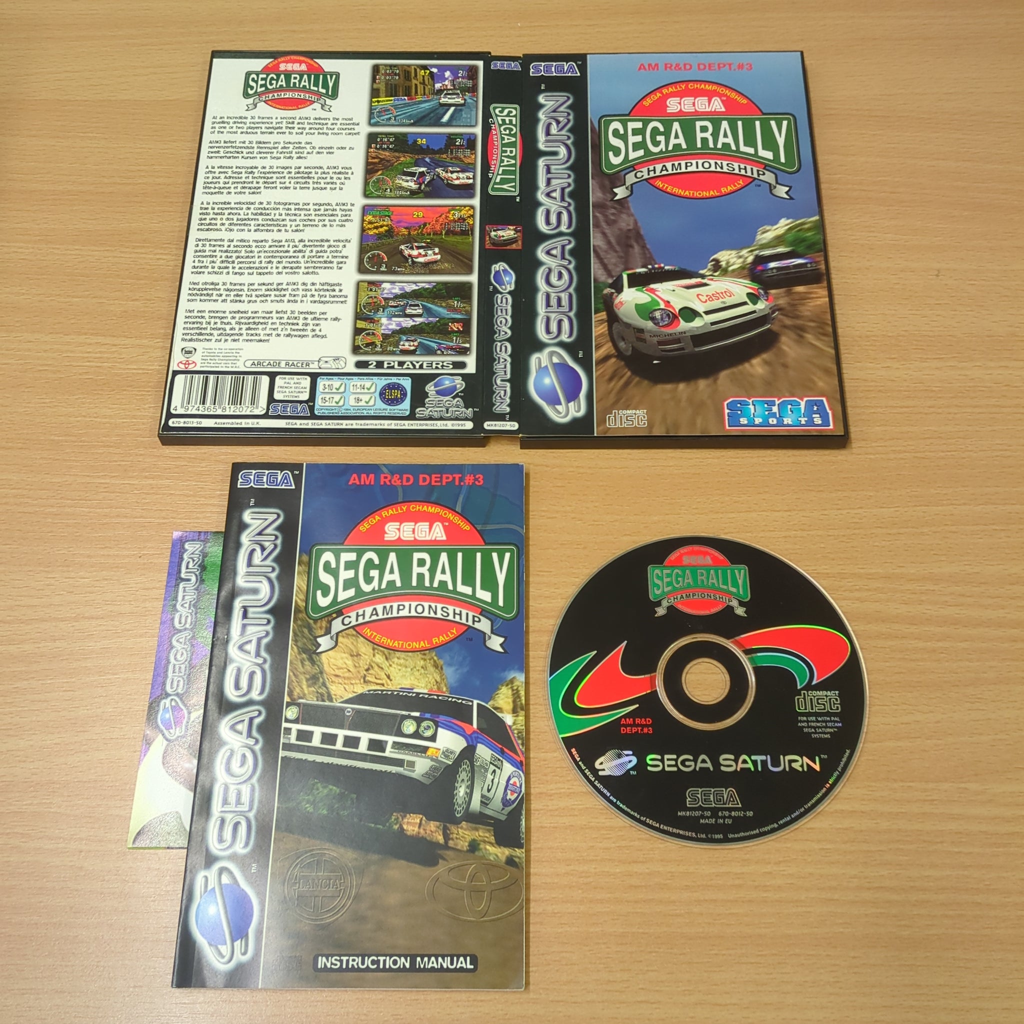 Sega rally championship Sega saturn game gen2 case 13.99 8BitBeyond ...