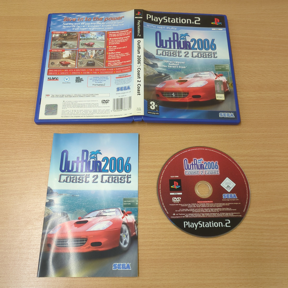 Outrun 2006 Coast 2 Coast Sony PS2 game – retro game store uk ...