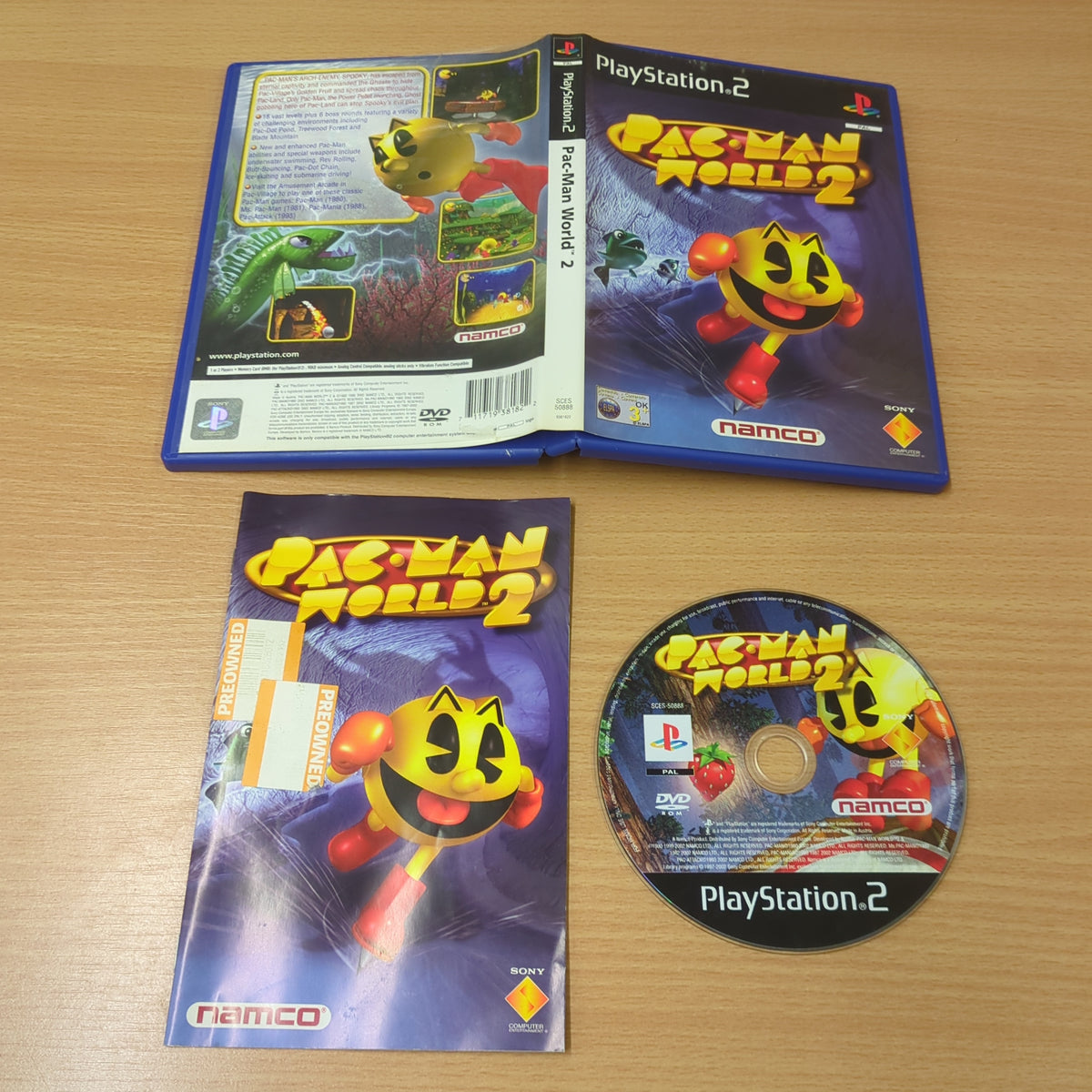 Pac-Man World 2 Sony PS2 game – retro game store uk - 8BitBeyond.com