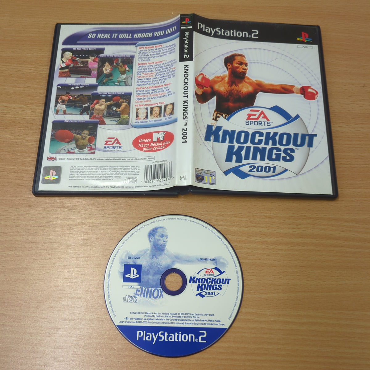 Knockout Kings 2001 Sony PS2 game – retro game store uk - 8BitBeyond.com
