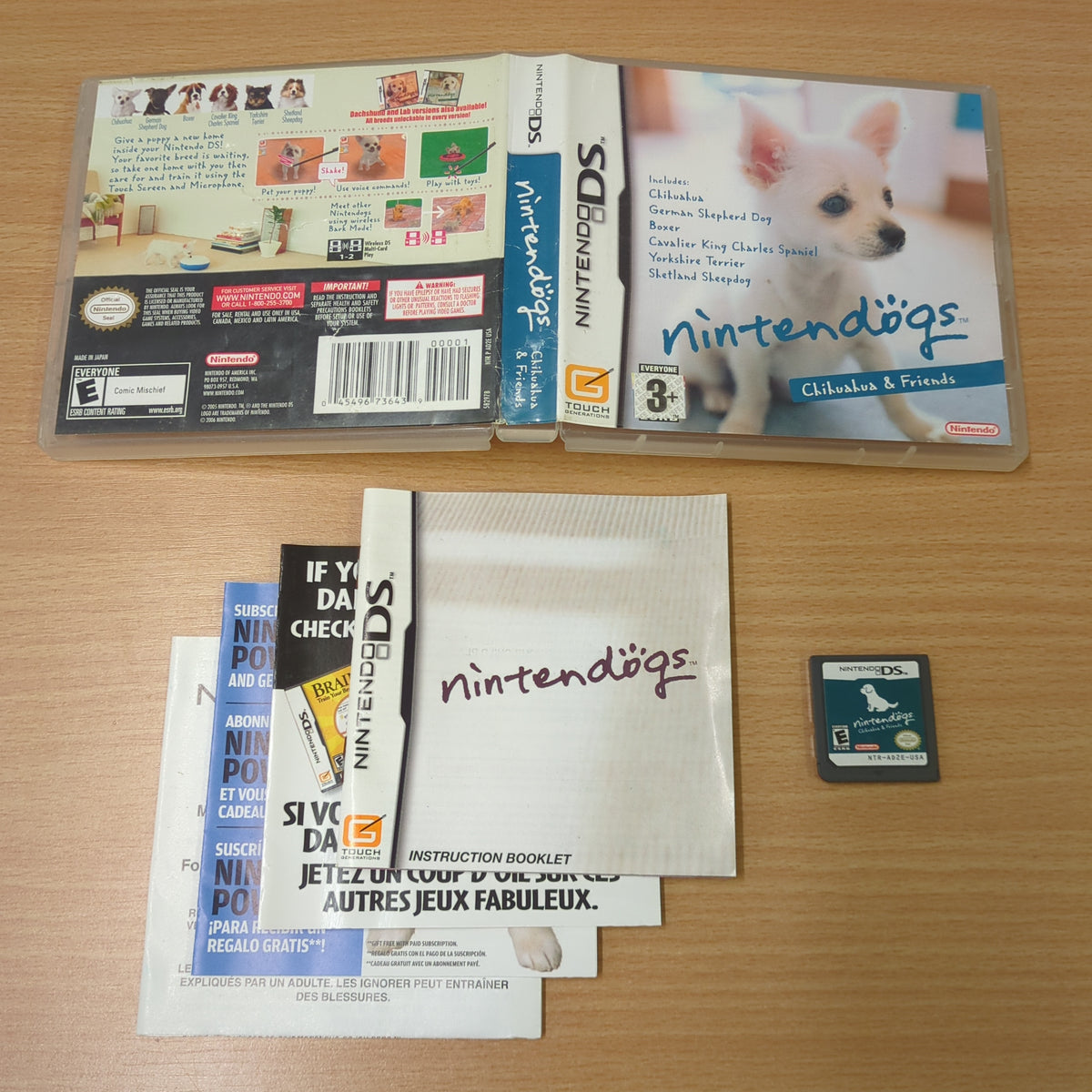 Nintendogs Chihuahua & Friends Nintendo DS game – retro game store uk ...