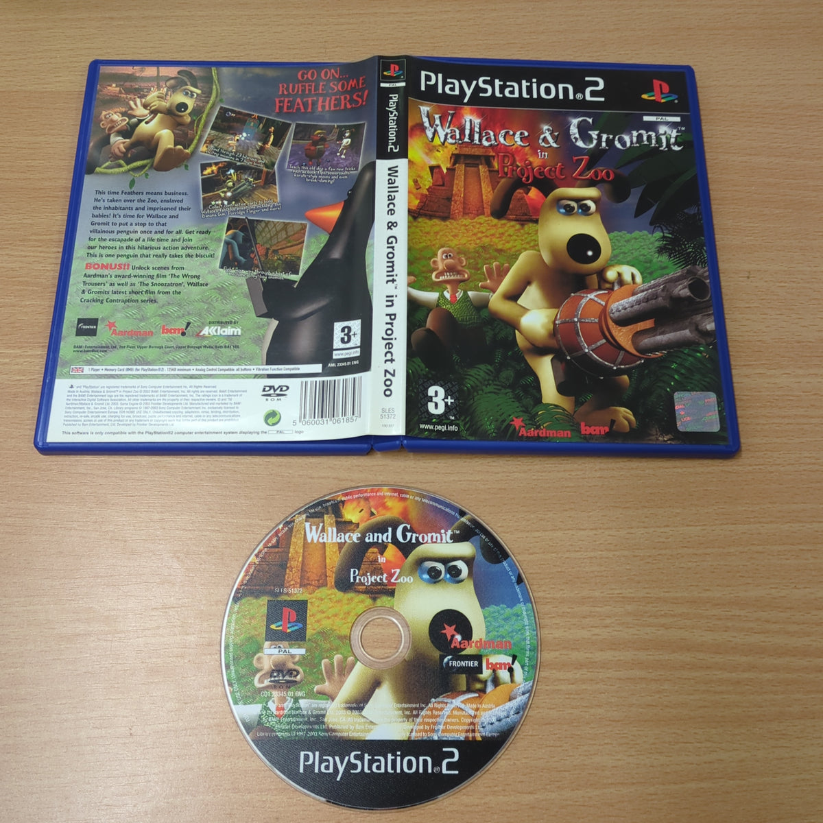 Wallace & Gromit in Project Zoo Sony PS2 game – retro game store uk ...