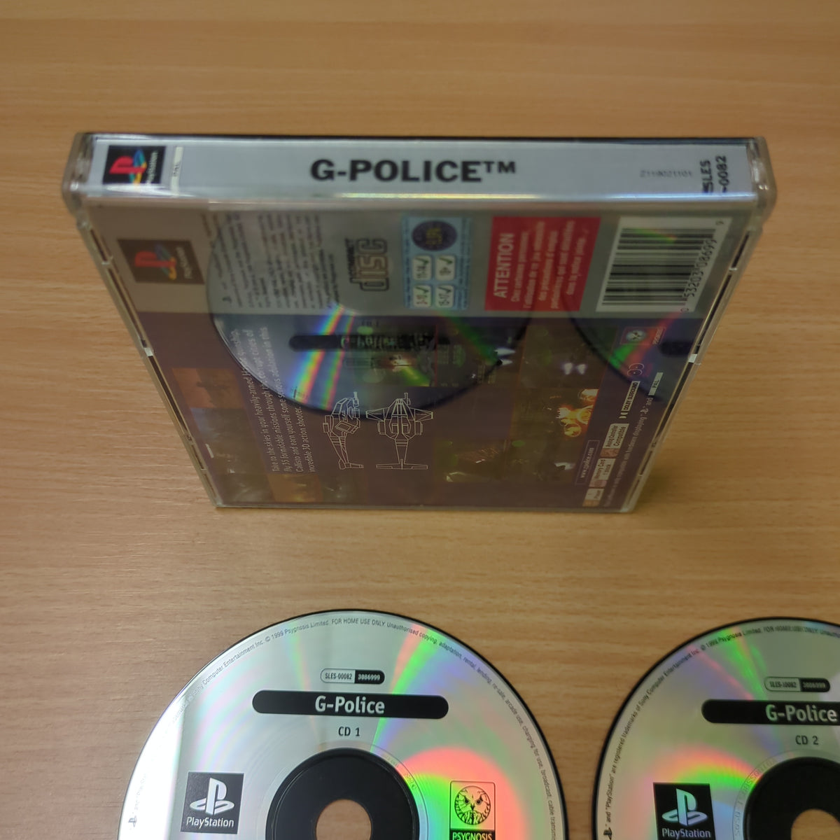 G-Police Platinum Sony PS1 game – retro game store uk - 8BitBeyond.com