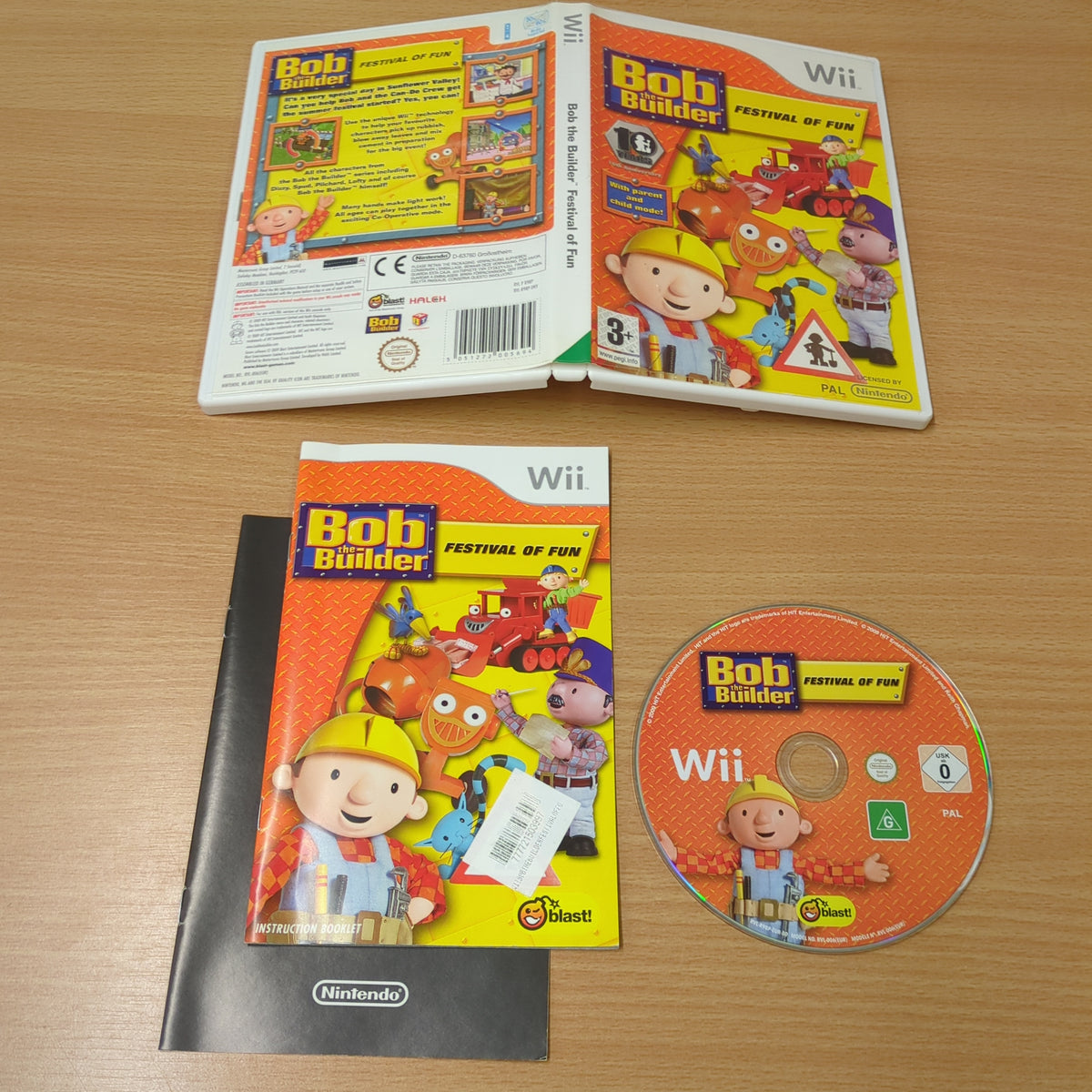 Bob the Builder: Festival of FunNintendo Wii Game Complete + tested ...
