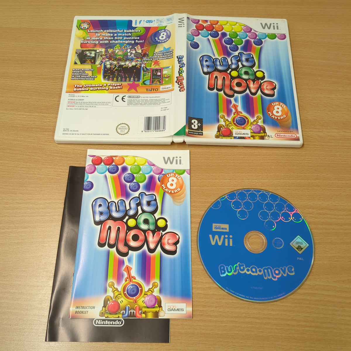Bust-a-MoveNintendo Wii Game Complete + tested 8bitbeyond – retro game ...