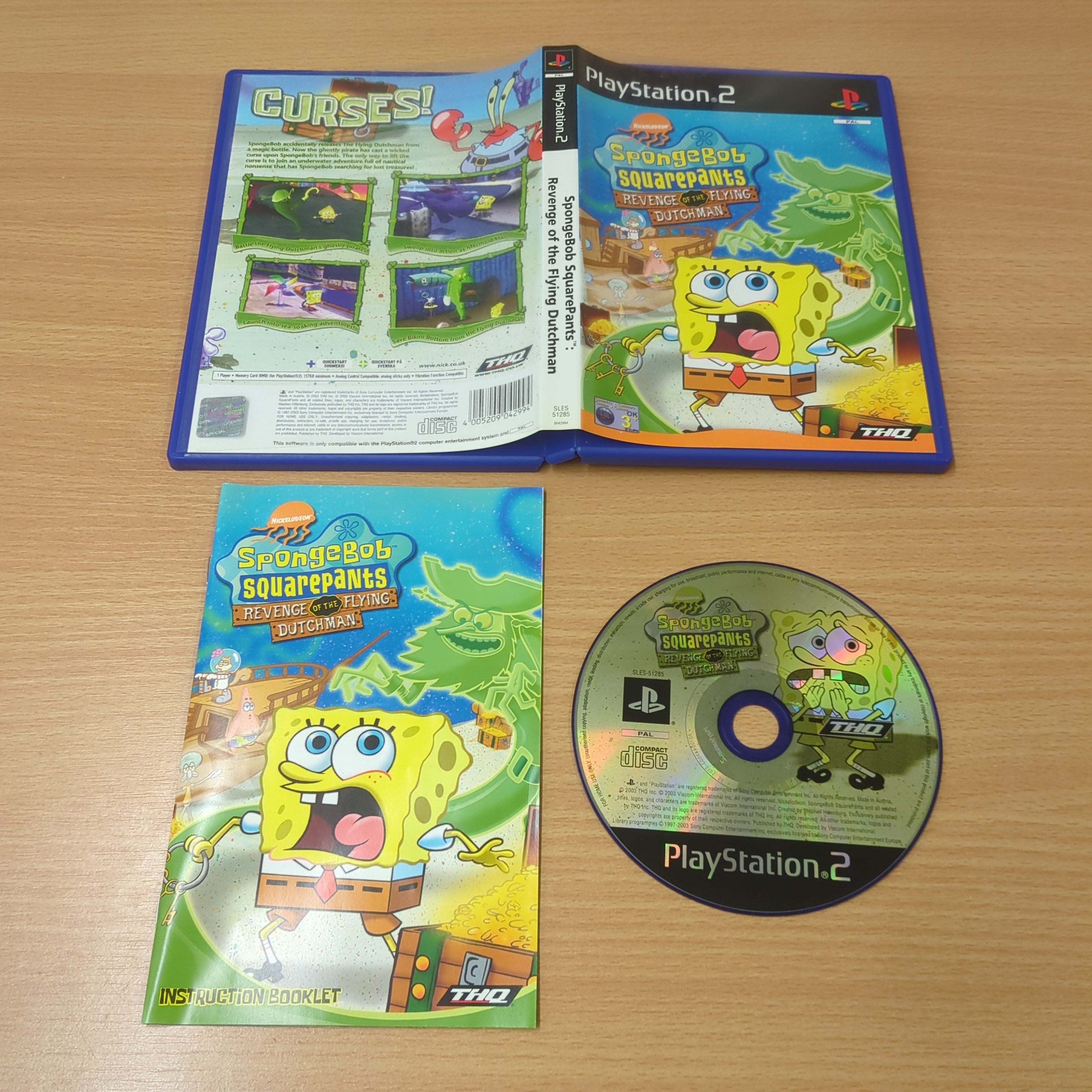 SpongeBob SquarePants: Revenge of the Flying Dutchman Sony PS2 game ...